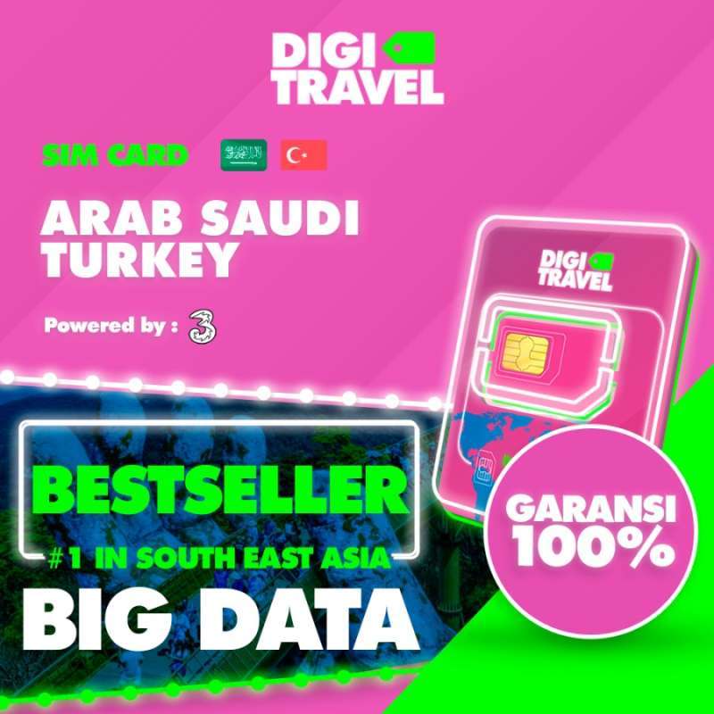 Promo Digi Travel Sim Card Saudi Turkey Quota | Simcard Umroh Arab Saudi Turki Kuota Besar ...