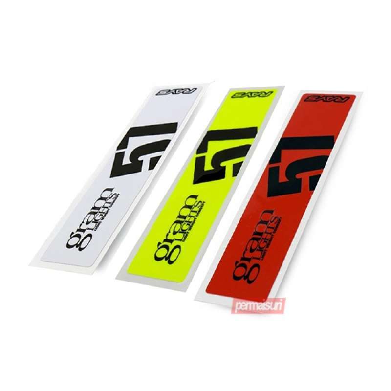 Jual Rays Gram Lights Spoke Sticker For 57dr-x Suzuki Jimny Jb74 - Red ...