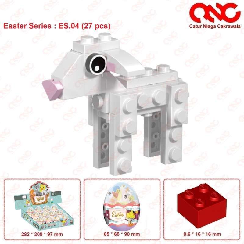 Jual CNC Brick Easter 12 in 1 , Lego Compatible ( Gacha / Gashapon ...