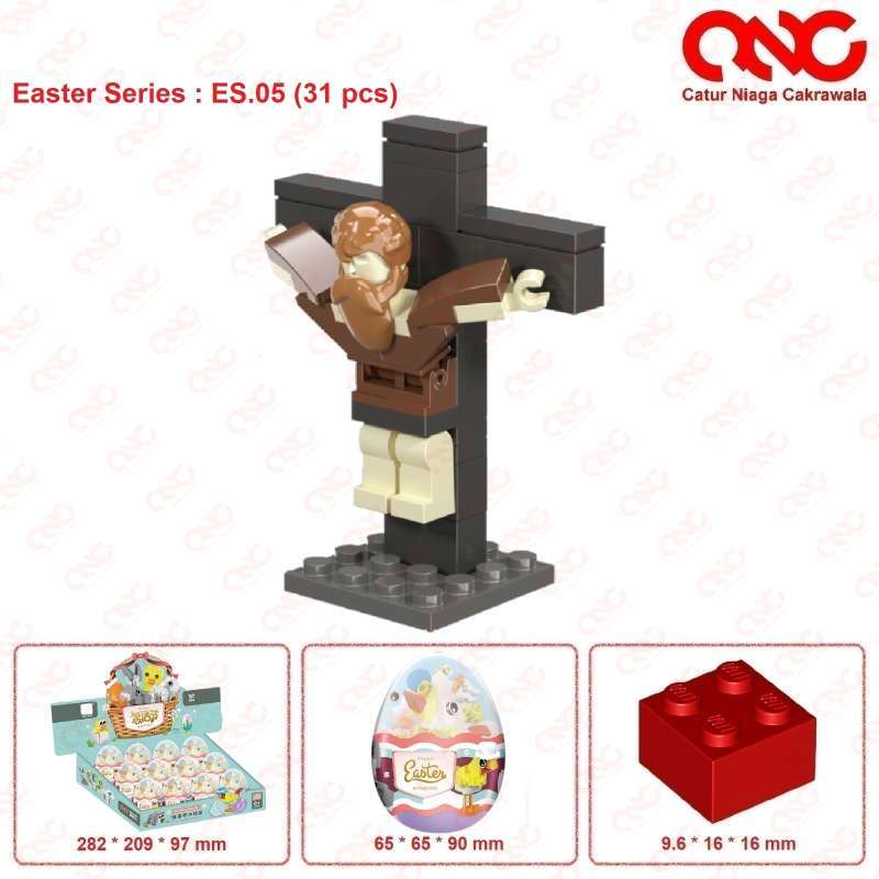 Jual CNC Brick Easter 12 in 1 , Lego Compatible ( Gacha / Gashapon ...