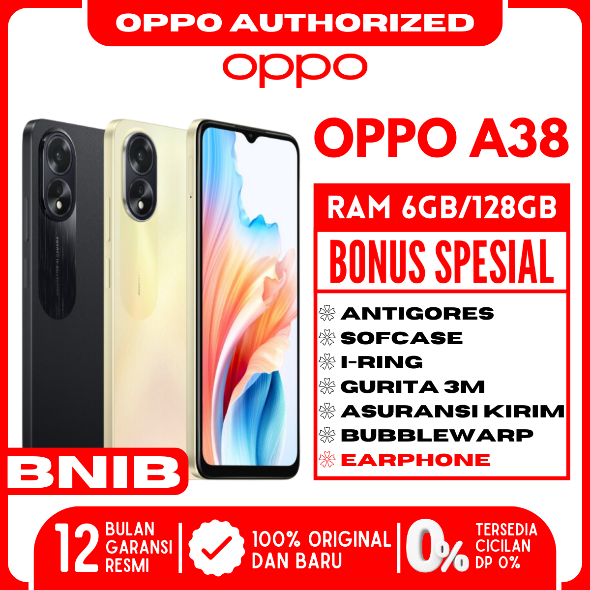Jual Spesifikasi Oppo A38 Ram 8 Spesifikasi Original, Murah & Diskon Harga Juli 2024 | Blibli