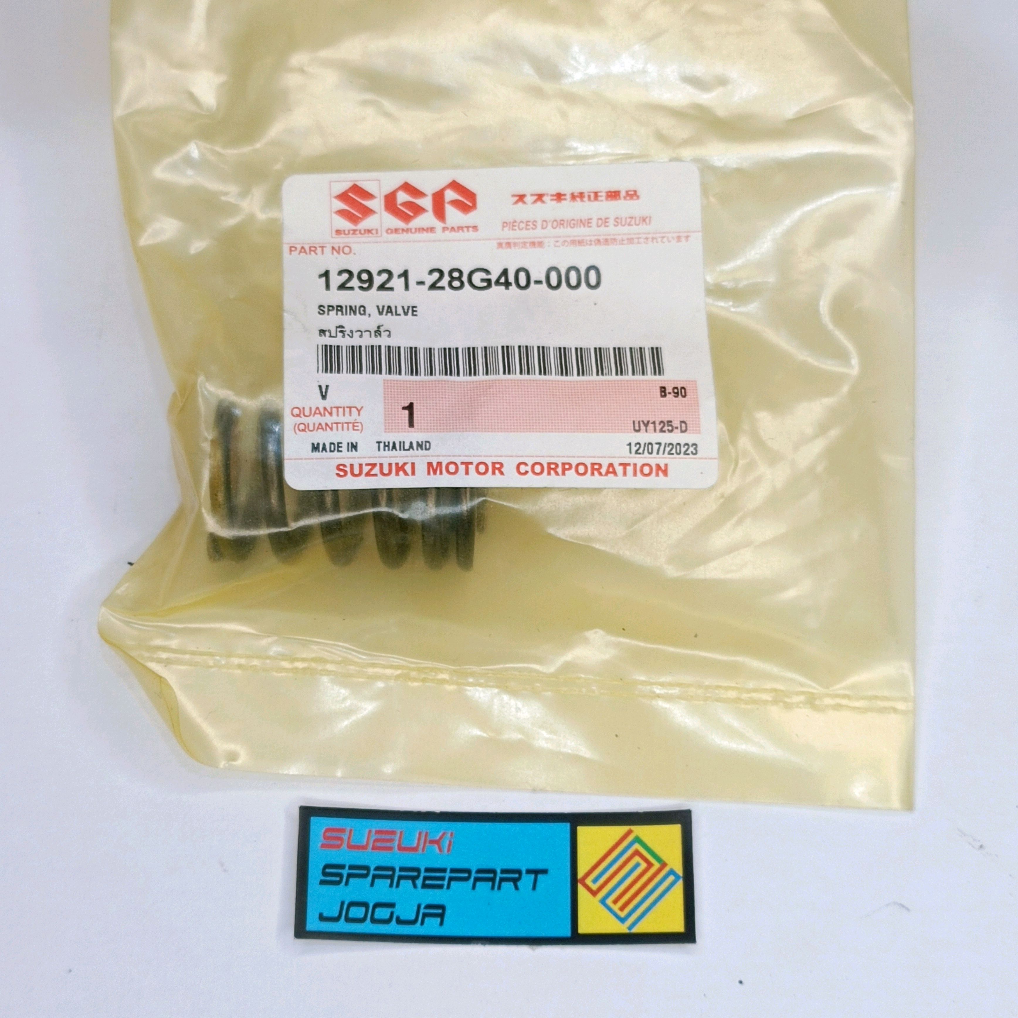 Jual 12921-28G40-000 Spring Valve / Per Klep Suzuki Skywave 125 Ori di ... Jual 12921-28G40-000 Spring Valve / Per Klep Suzuki Skywave 125 Ori di ...