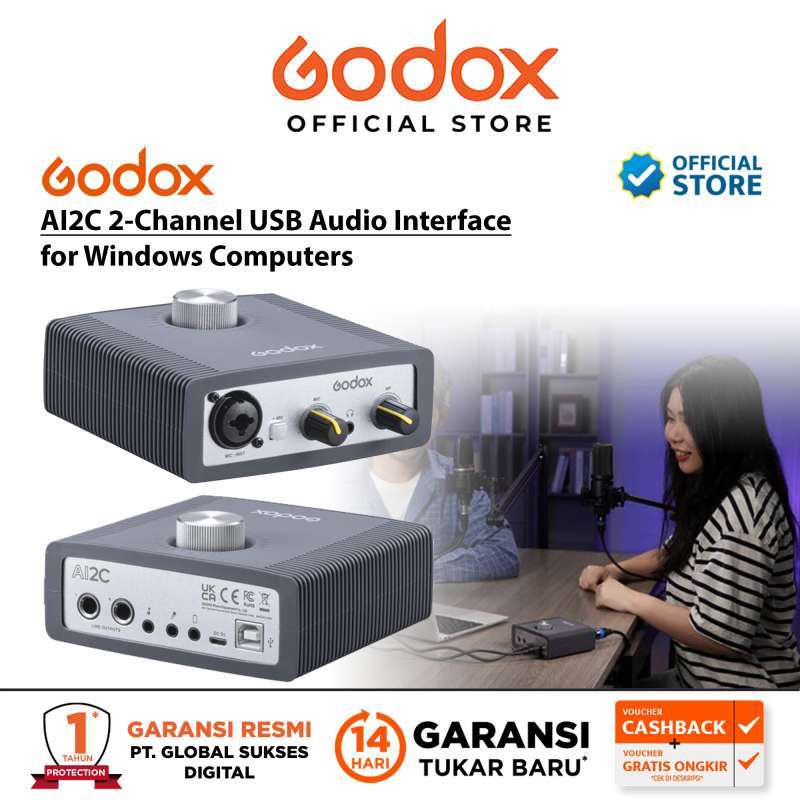 Jual Godox AI2C 2-Channel Audio Interface di Seller Godox Official Store - Godox Official Store ...