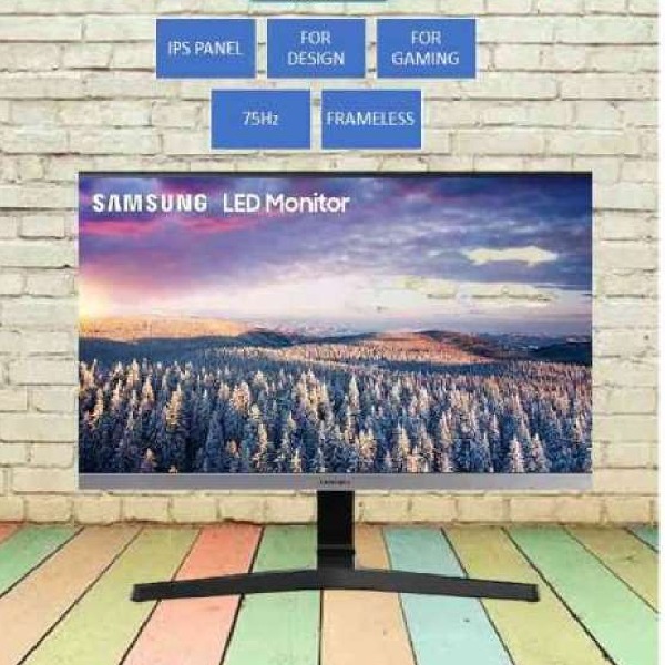 Jual Monitor Gaming Samsung Sr35 24 24inch Ips 75hz Bezel Less Freesync ...