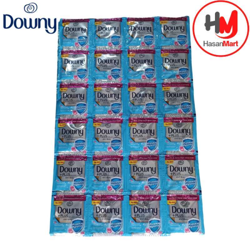 Promo Downy + Plus Anti Bau - Biru 500 An [4 Renceng X 12 Sachet = 48 ...