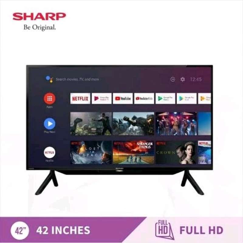 Jual Sharp Led Smart Android Google FHD TV 42 Inch 2TC42EG1i di Seller ...