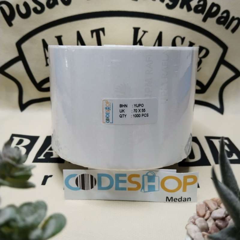 Jual Stiker Label Asset Sparepart Kendaraan Syntetis Awet Yupo 70 X 55 ...