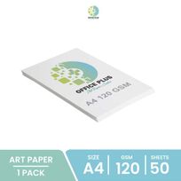Promo Kertas Art Paper A4 120 Gsm 1 Pack 50 Sheets Office Plus