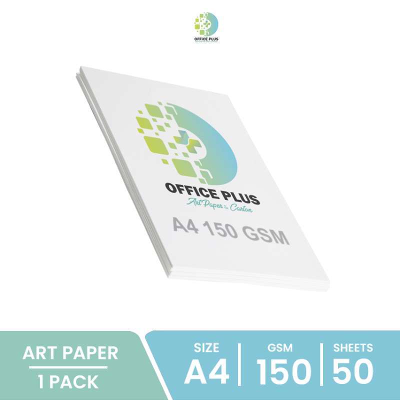 Promo Kertas Art Paper A4 150 Gsm (1 Pack/50 Sheets) - Office Plus ...