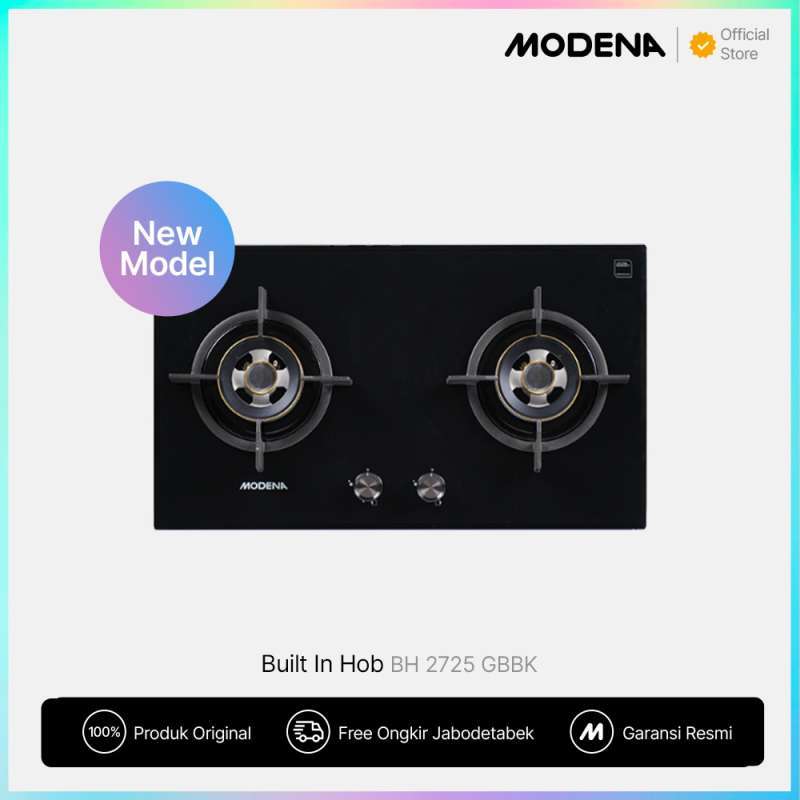 Promo Modena Built In Gas Hob - Bh 2725 Gbbk Diskon 23% Di Seller ...
