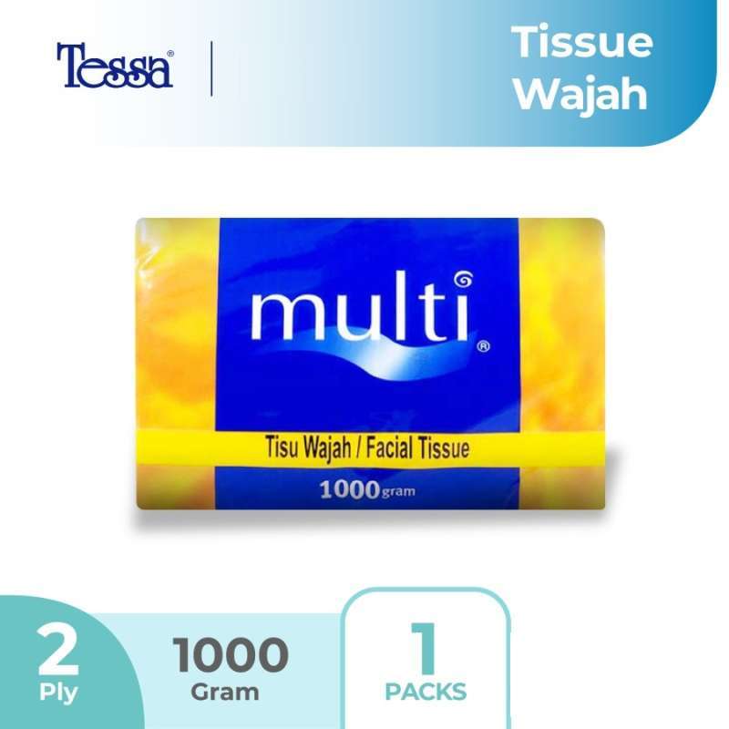 Jual Tisu Tessa Multi 1000 gr 2 Ply MP08 sheet / Tissue Facial 1 kg ...
