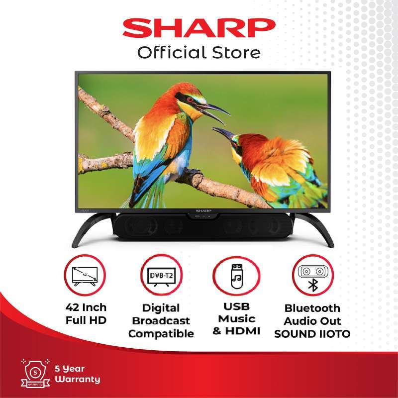 Promo Sharp 2t-c42dd1i-sb Aquos Digital Led Tv Iioto [42 Inch] Diskon ...