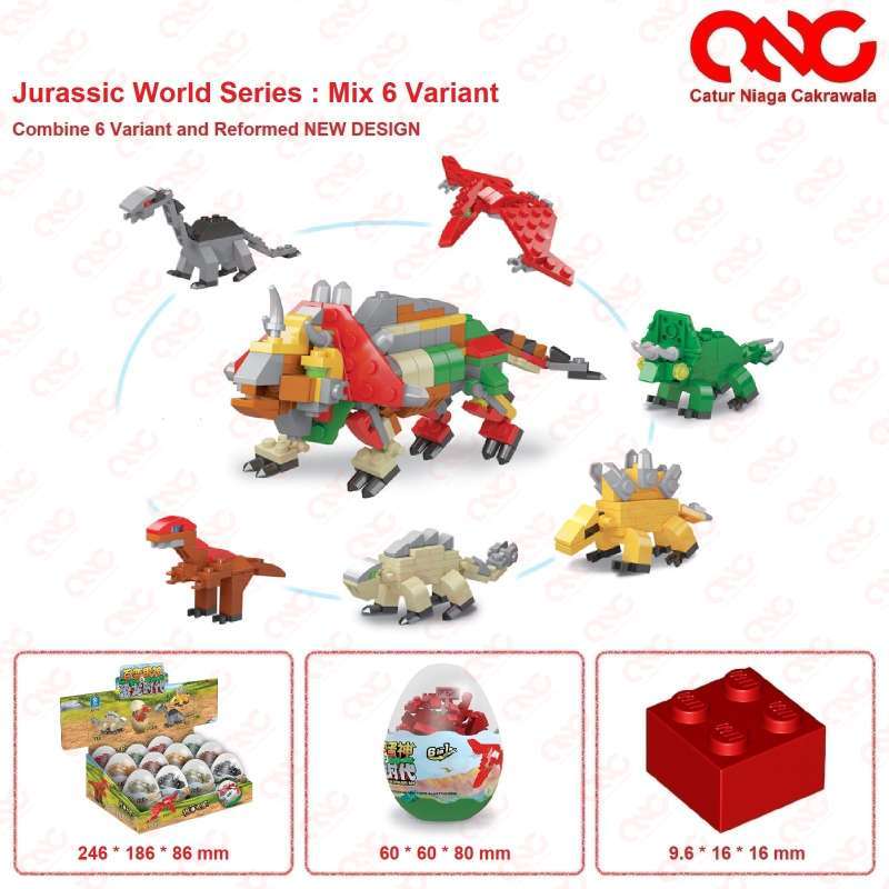 Promo CNC Brick & Block - Jurassic World Series , LEGO Compatible ...