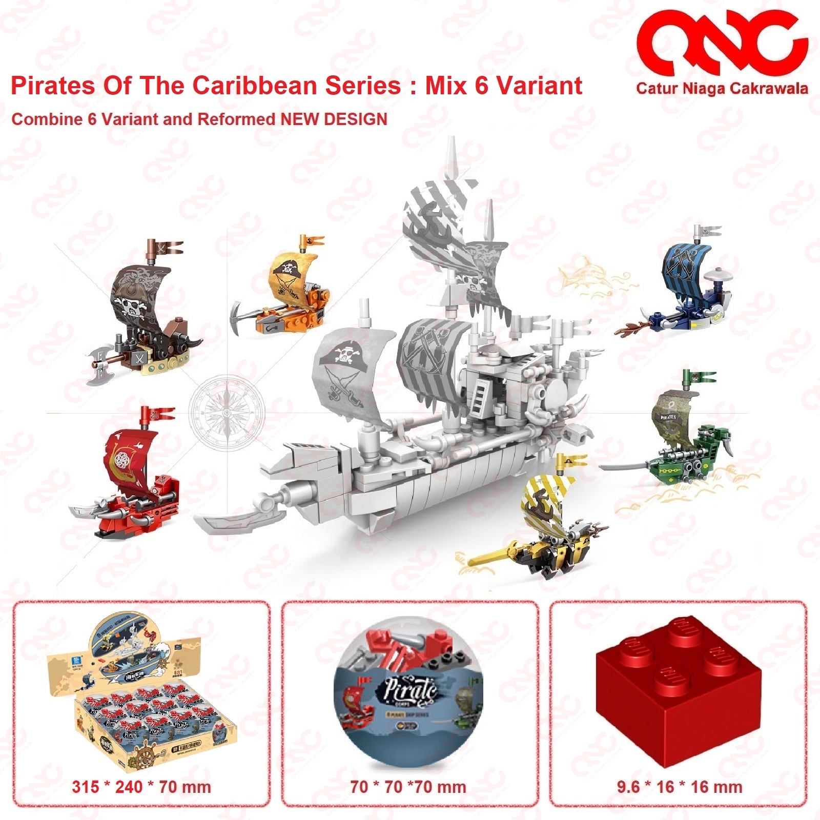 Promo CNC Bricks & Blocks - Pirate Of The Caribbean Series , LEGO ...