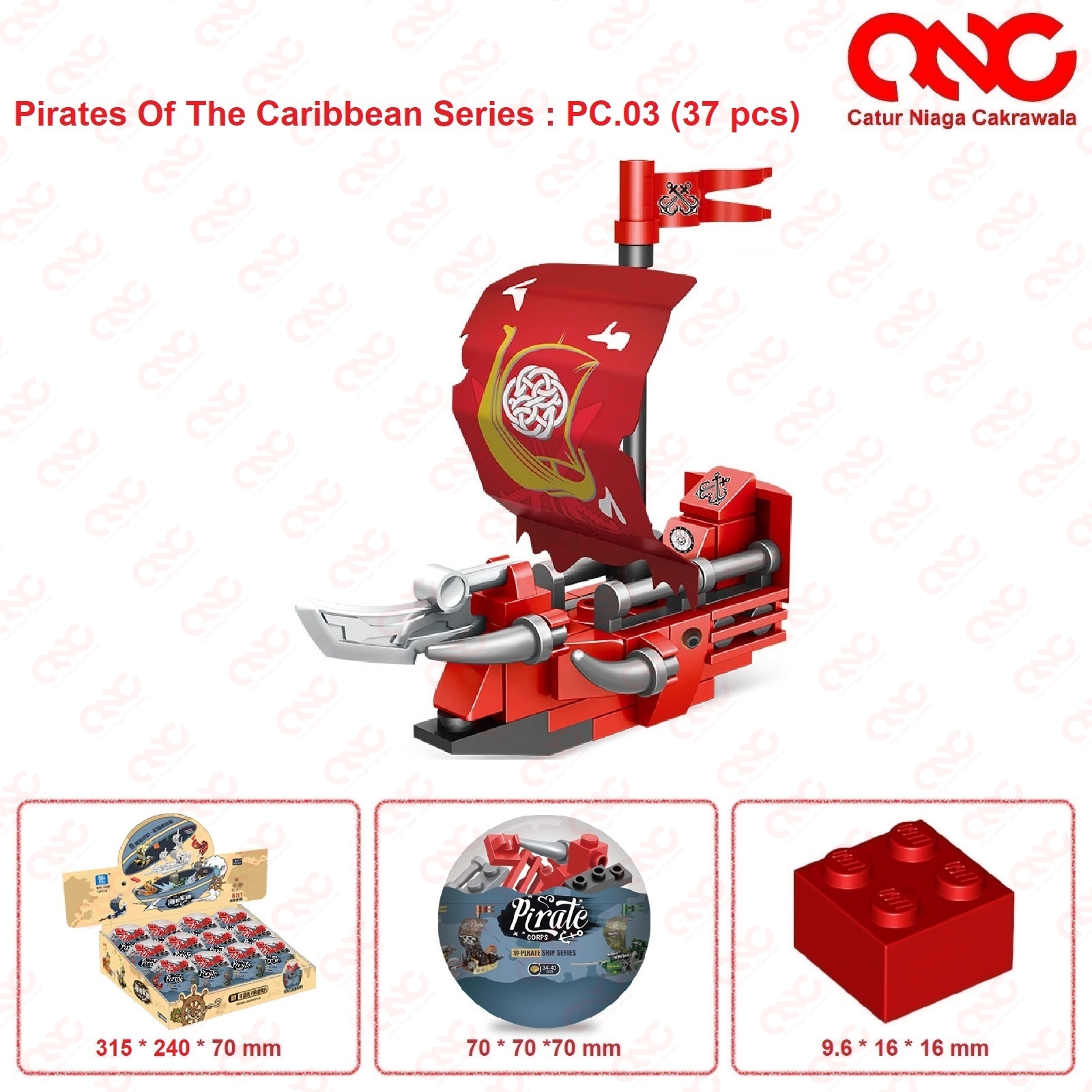Promo CNC Bricks & Blocks - Pirate Of The Caribbean Series , LEGO ...