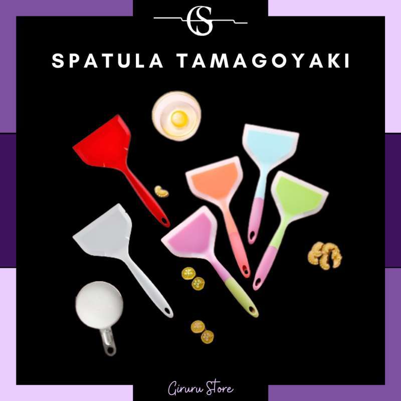 Jual Spatula Silikon Masak Tamagoyaki Tahan Panas / Spatula Masak ...