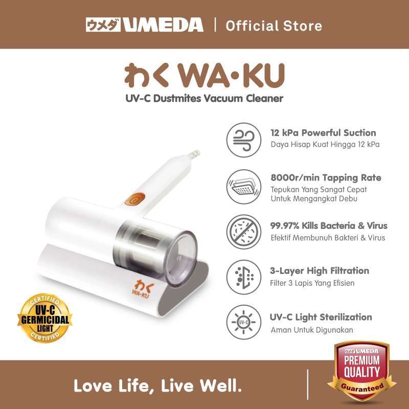 Promo Umeda Waku Uv-c Dustmite / Vacuum Cleaner / Vacum Tungau Diskon 20% Di Seller Umeda ...