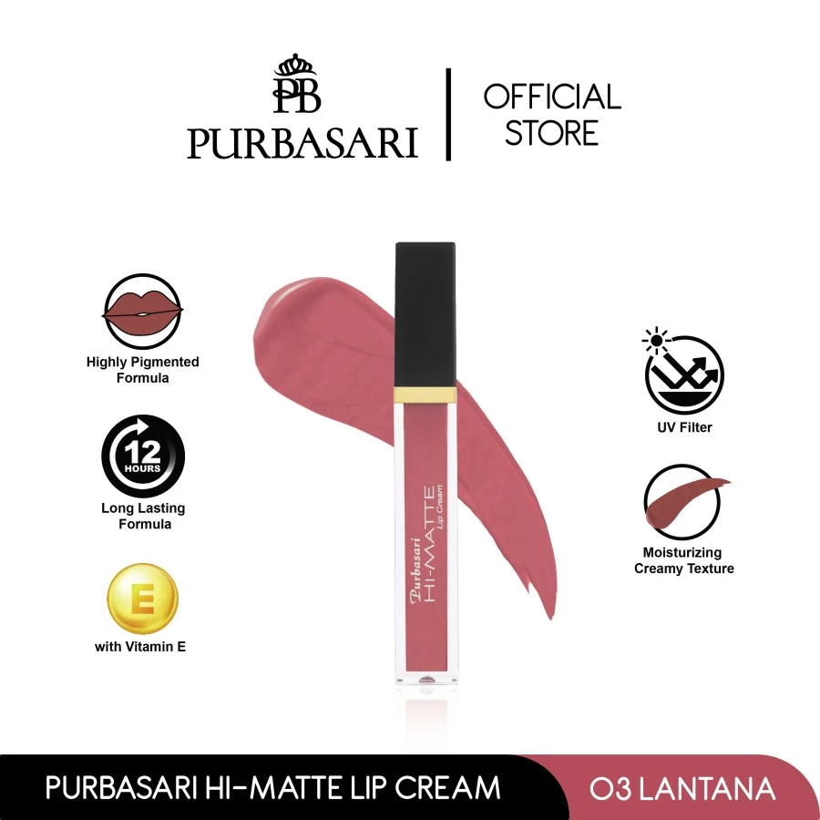Promo Purbasari Hi-Matte Lip Cream Diskon 17% di Seller Purbasari ...