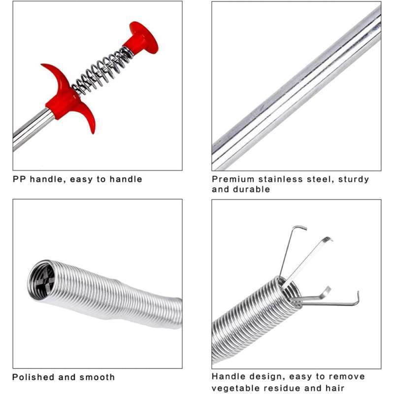 Jual Alat Pembersih Kotoran Sampah Pipa Saluran Air Wastafel Anti Mampet Anti Sumbat Di Seller ...