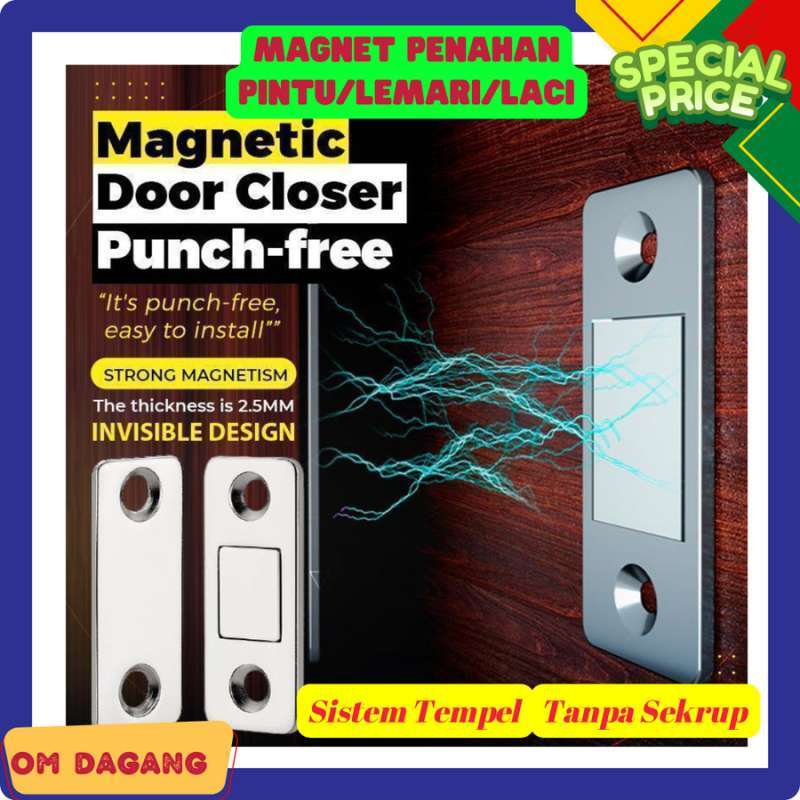 Jual Magnet Penahan Pintu Geser Sliding Door Lemari Laci Kabinet Tipis ...