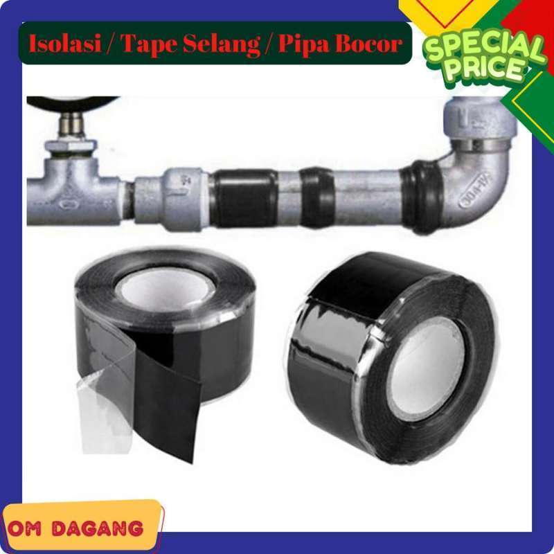 Jual Tape Lakban Plakban Isolasi Pipa Air Bocor Selang Hose Kabel ...