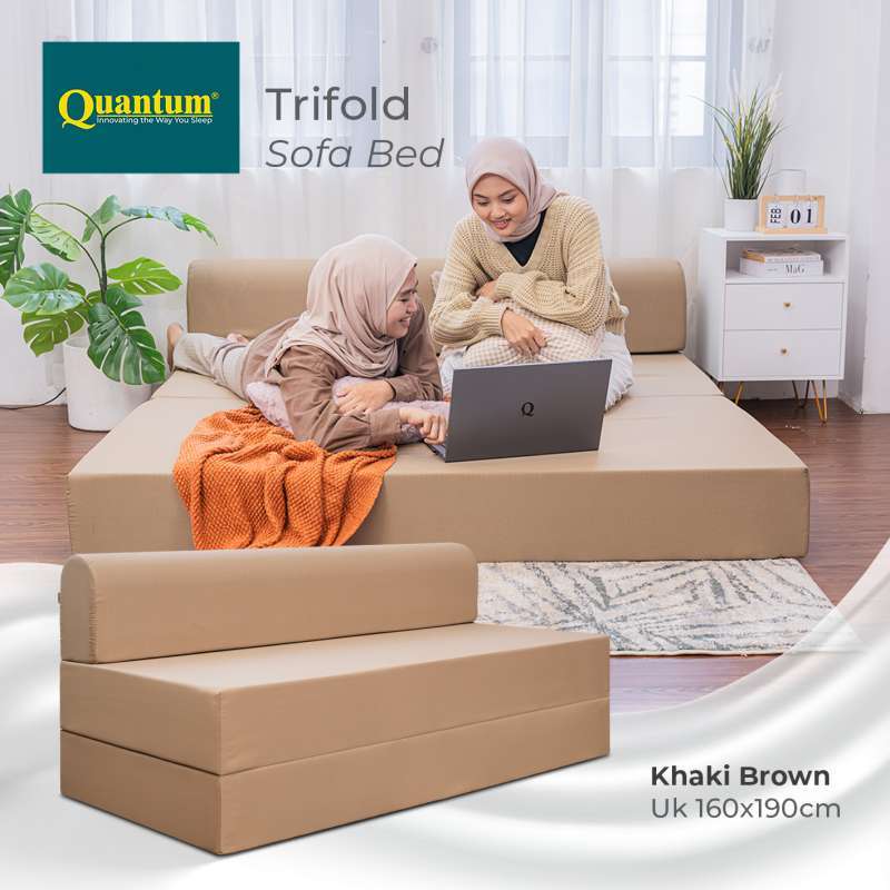 Promo Quantum Trifold Sofabed / Sofa Bed Kasur / Sofa Tidur Lipat ...