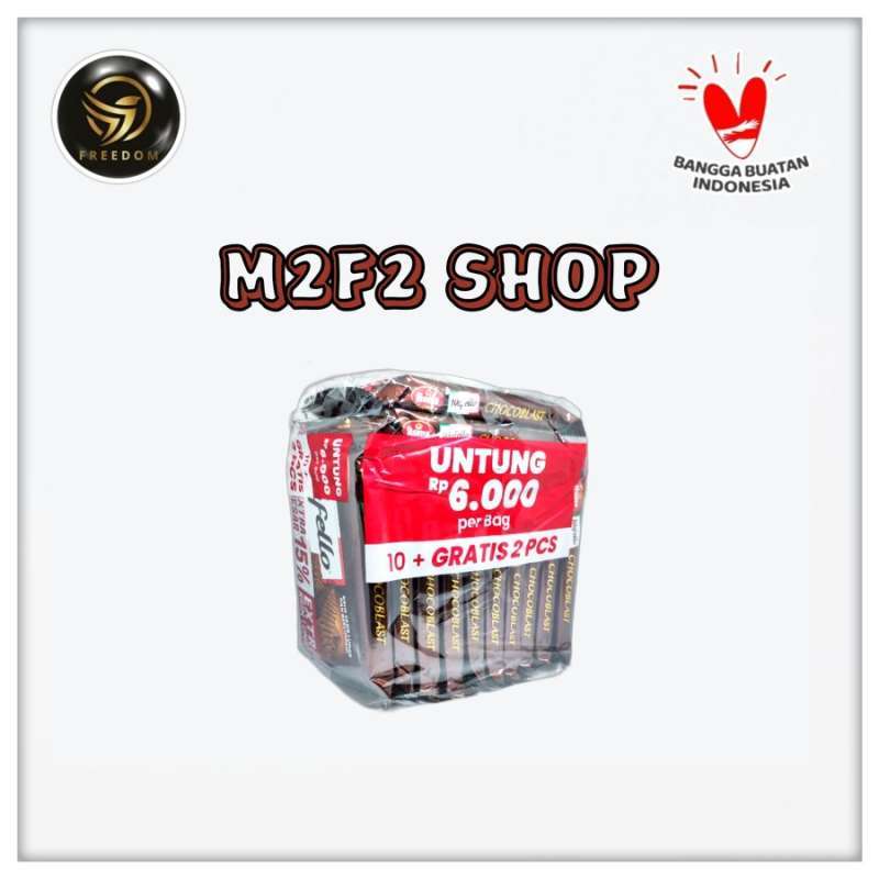 Promo Roma Wafer Wafello Choco Blast | Krim Cokelat Sachet - 43 gr ...