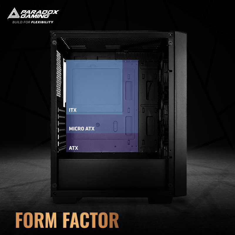 Jual Cassing Paradox Gaming Twister V2 | Mesh | Atx | 3x Rgb Fan Di ...