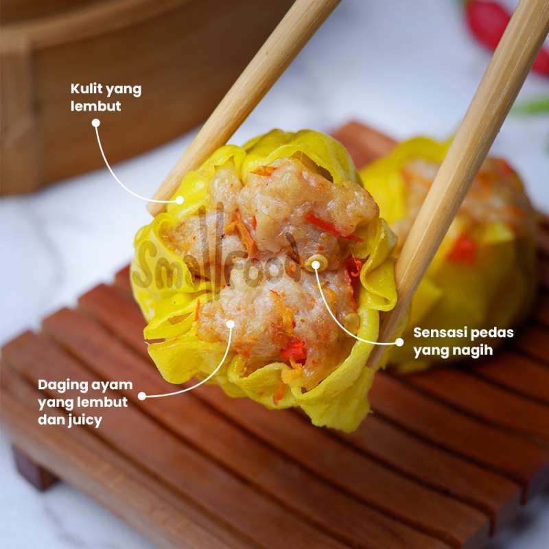 Promo 10 Pcs - Dimsum Pedas Premium Super Grosir Frozen Food Halal ...