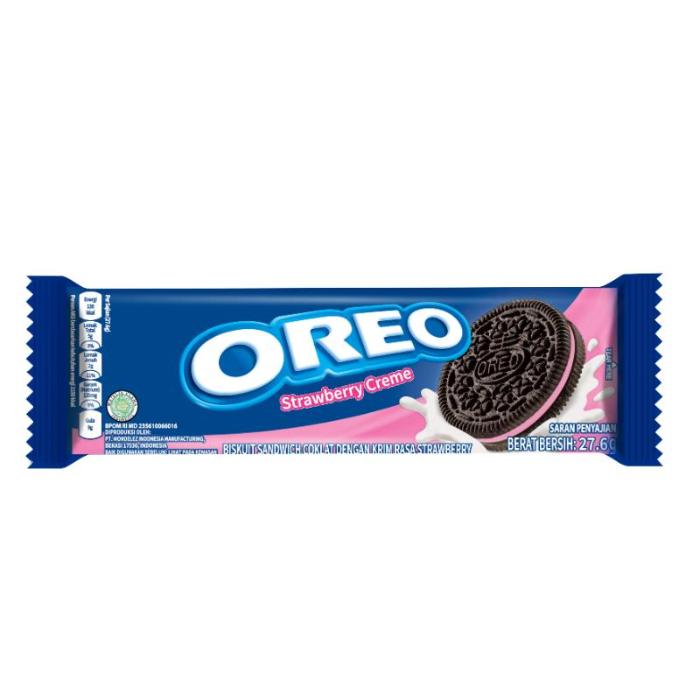 Promo Oreo Biskuit Strawberry Cream Box [12x27.6g] Diskon 8% Di Seller ...