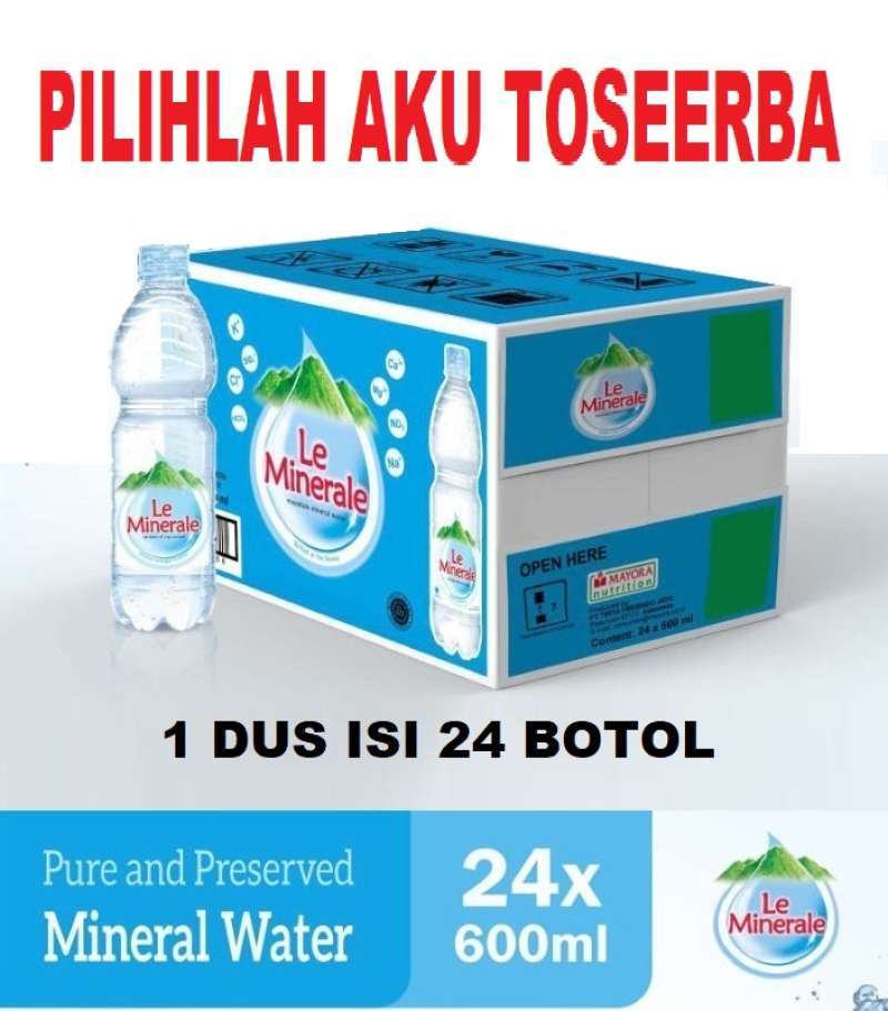 Jual Leminerale Botol 600 Ml 1 Dus Termurah - Harga Grosir Terupdate ...