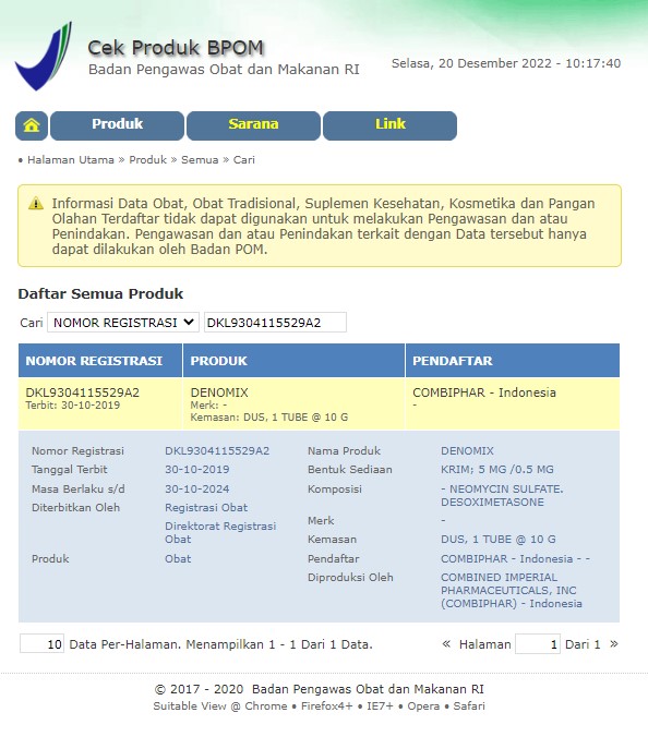 Jual Denomix Cream 10 G Di Seller Apotek Mandjur Official Store - Kebon ...