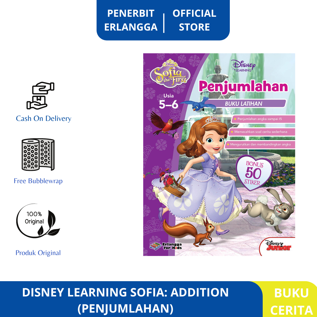 Promo Disney Learning Sofia: Addition (penjumlahan) Diskon 40% Di ...