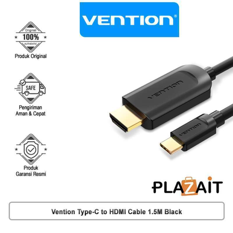 Jual Vention Cgu Usb Type-c To Hdmi Kabel 1.5m Black Di Seller Pt. Primajaya Multi Technology ...