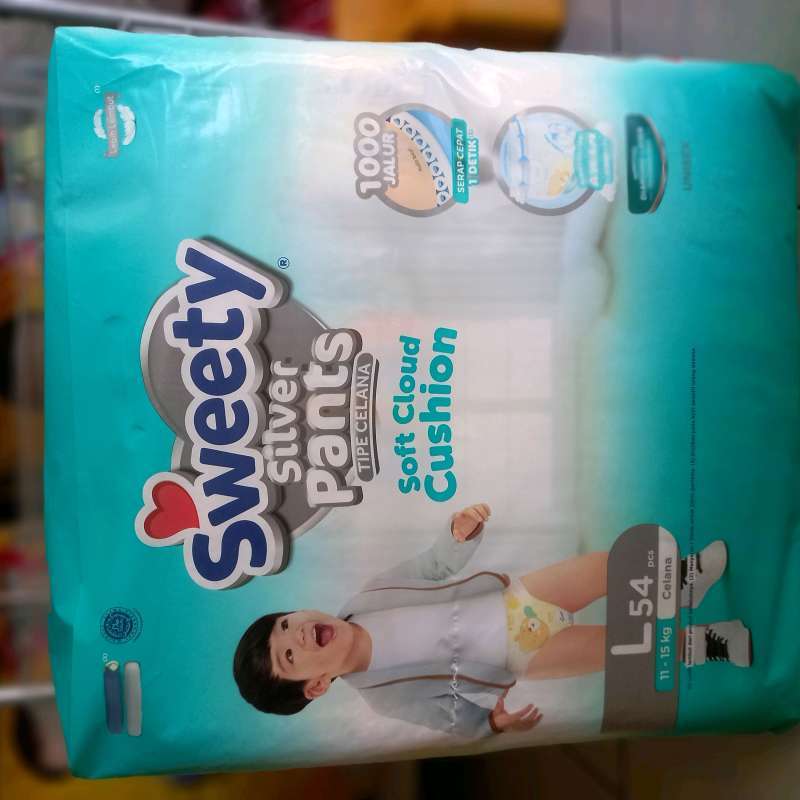 Promo Sweety Silver Pants Jumbo Pack L 54 Kemasan Baru Diskon 5% Di ...