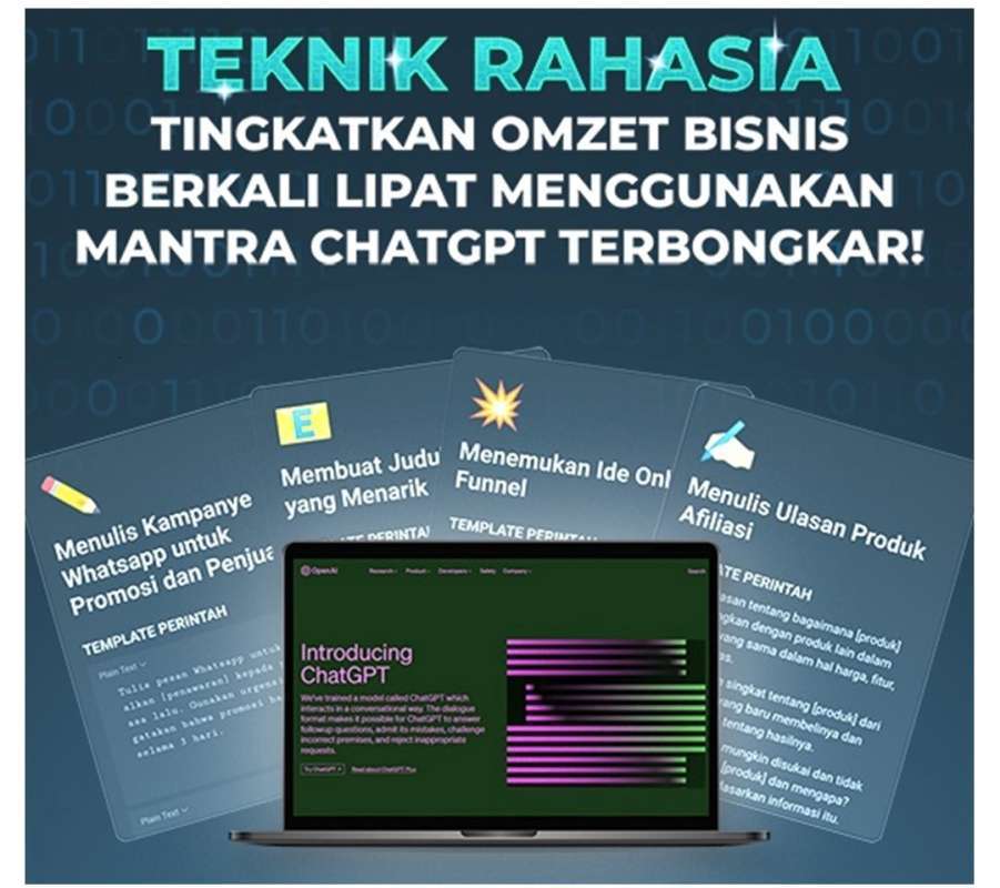 Promo Mantra Chat Gpt Script Prompt Chatgpt Belajar Perintah Robot Ai Denny Santoso Diskon 80% ...