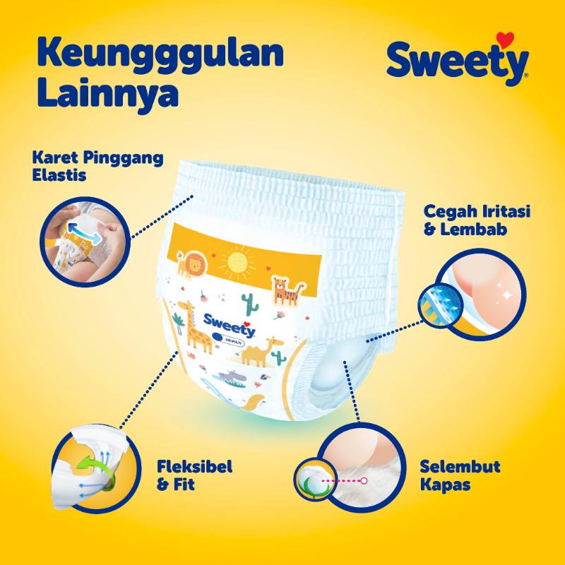 Promo Sweety Bronze Dry X-pert Pants Popok Bayi Xl 24s Diskon 44% Di ...