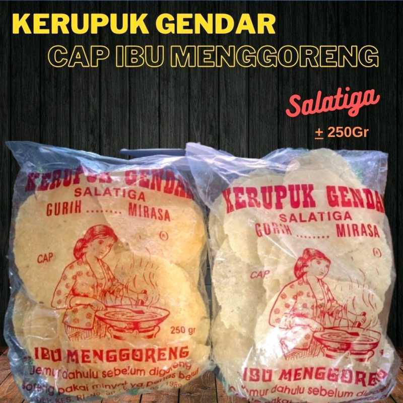 Promo Kerupuk gendar cap ibu menggoreng 250gr asli Salatiga karak ...