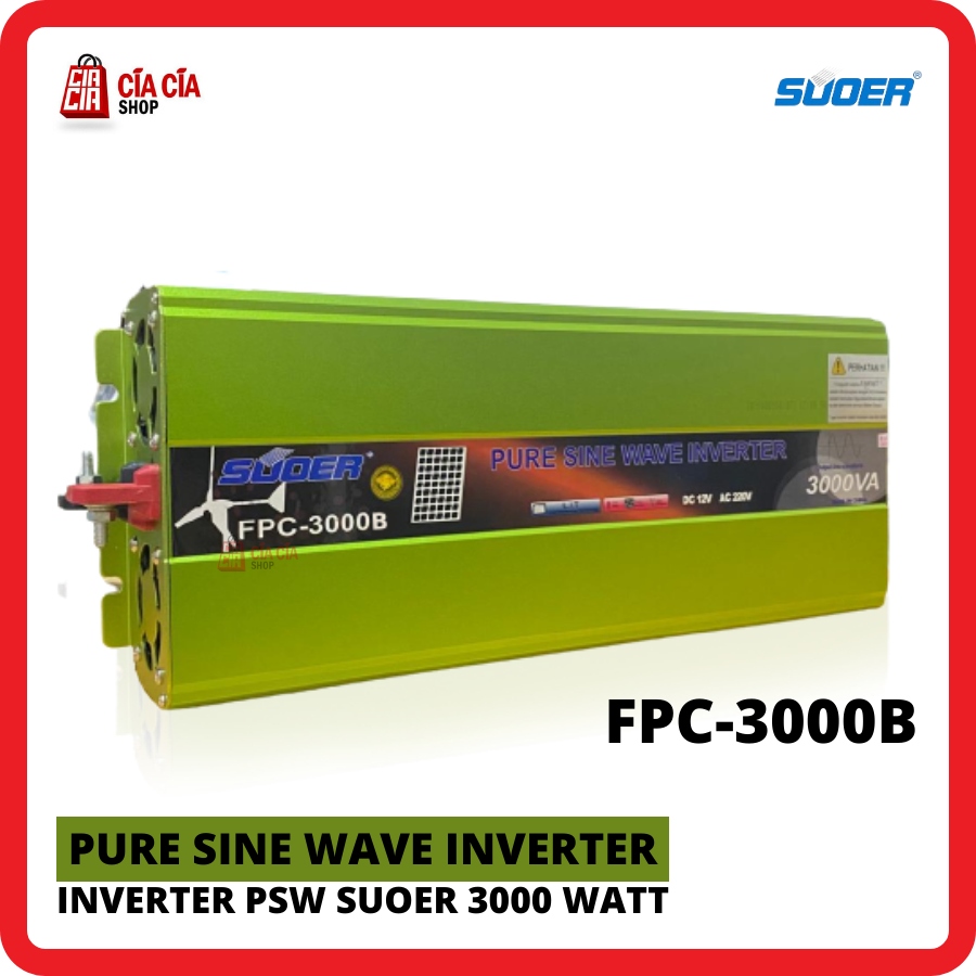 Jual Suoer FPC-3000B Inverter Pure Sine Wave 3000W 24V PSW 24V 3000 Watt Inverter 24V Sinus ...