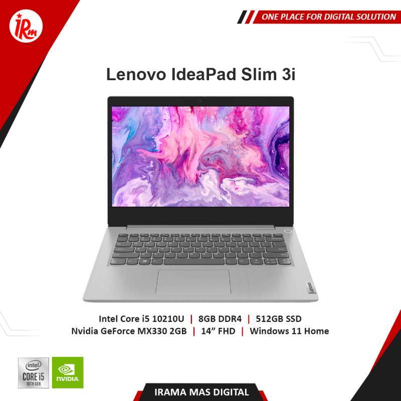 Jual Lenovo Ideapad Slim I Intel Core I G Gb Gb Ssd Fhd W Di Seller Irama Mas
