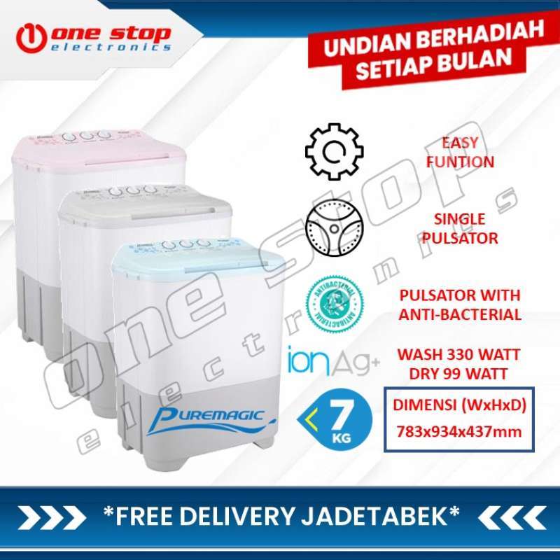 Sharp Est80 Mw Twin Tub Garansi Resmi Indonesia 🏷️ Harga Juni 2026