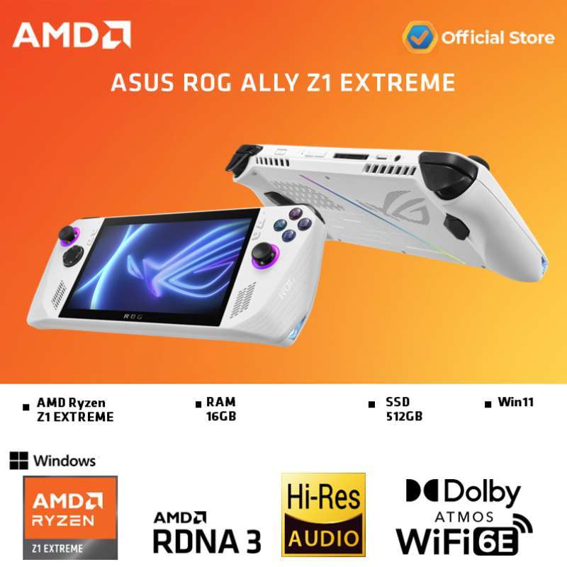 Promo Asus Rog Ally Rc71l Gaming Console | Amd Z1 Extreme 16gb 512ssd 7 ...