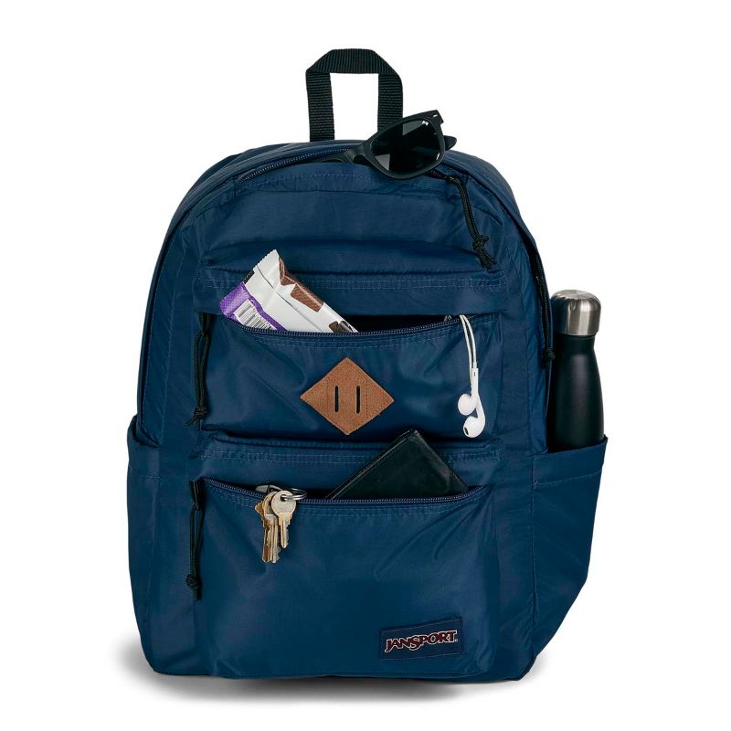 Promo Jansport Double Break Backpack - Navy [js0a3p6s003] Diskon 10% Di ...