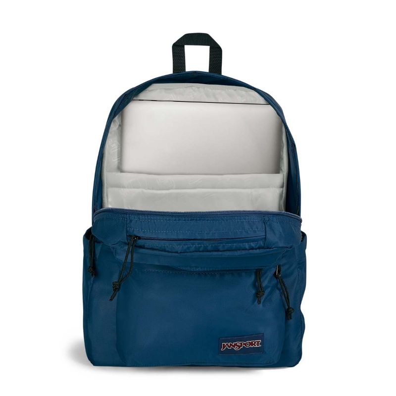 Promo Jansport Double Break Backpack - Navy [js0a3p6s003] Diskon 10% Di ...