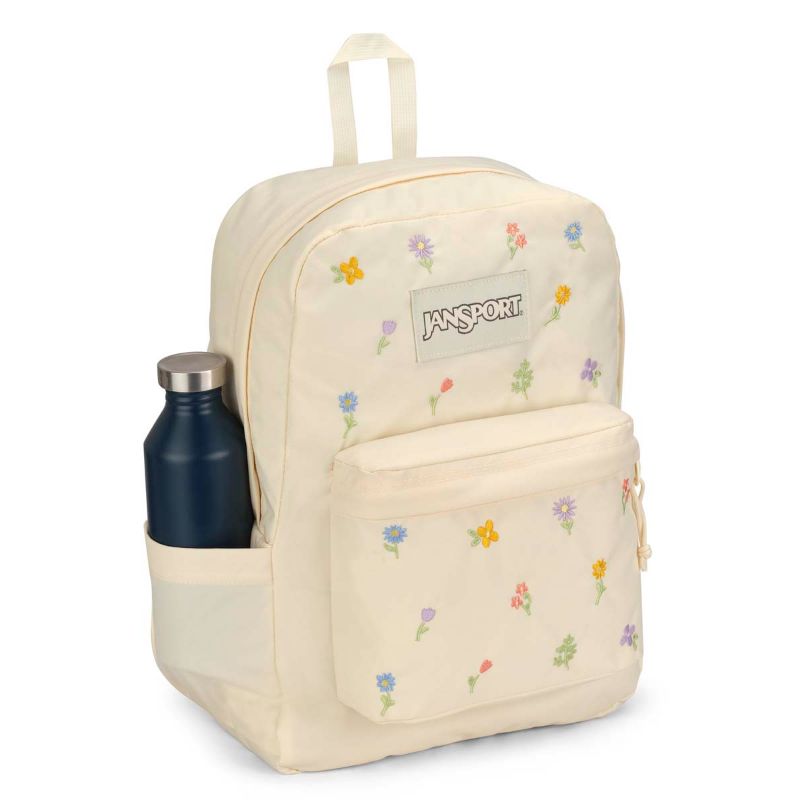 Promo Jansport Superbreak Plus Fx Backpack - Embroidered Blossom Neon ...