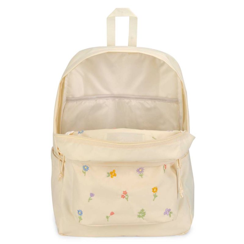 Promo Jansport Superbreak Plus Fx Backpack - Embroidered Blossom Neon ...