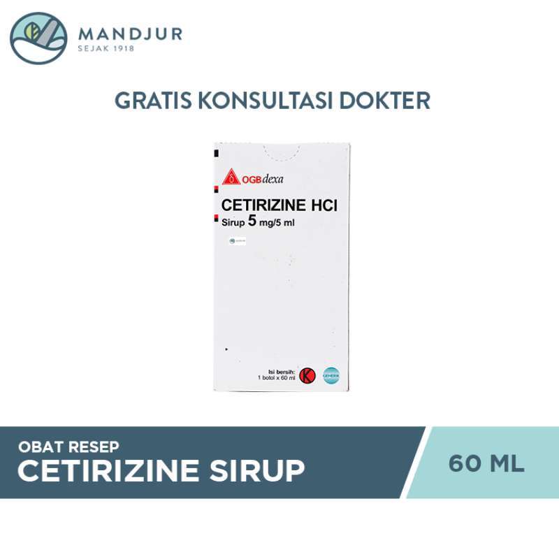 Cetirizine Sirup 60 Ml Lengkap Harga Terbaru Juni 2024 | Blibli