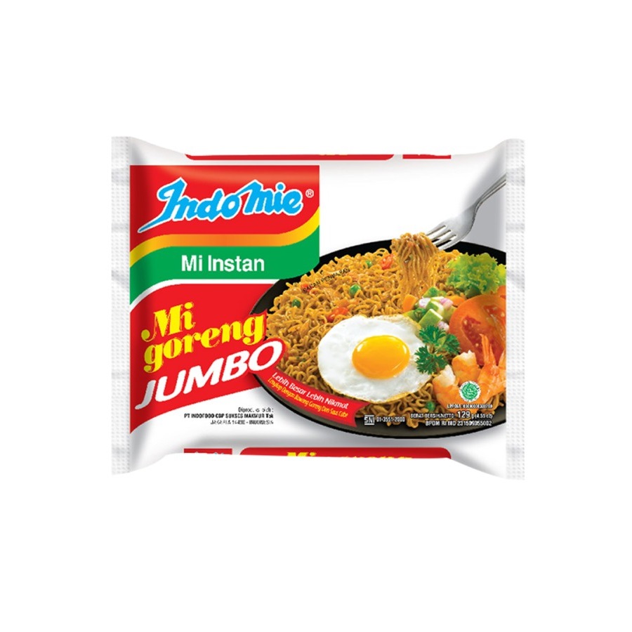 Jual Indomie Mie Instant Goreng Spesial Jumbo 129 Gram - Goreng Jumbo ...