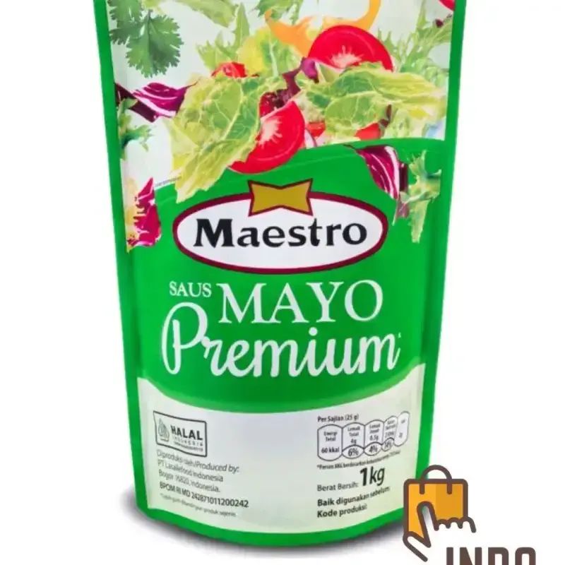 Jual Maestro Mayonnaise 1kg Dus / Saus Mayo Maestro 1 Dus Isi 10 Pouch ...