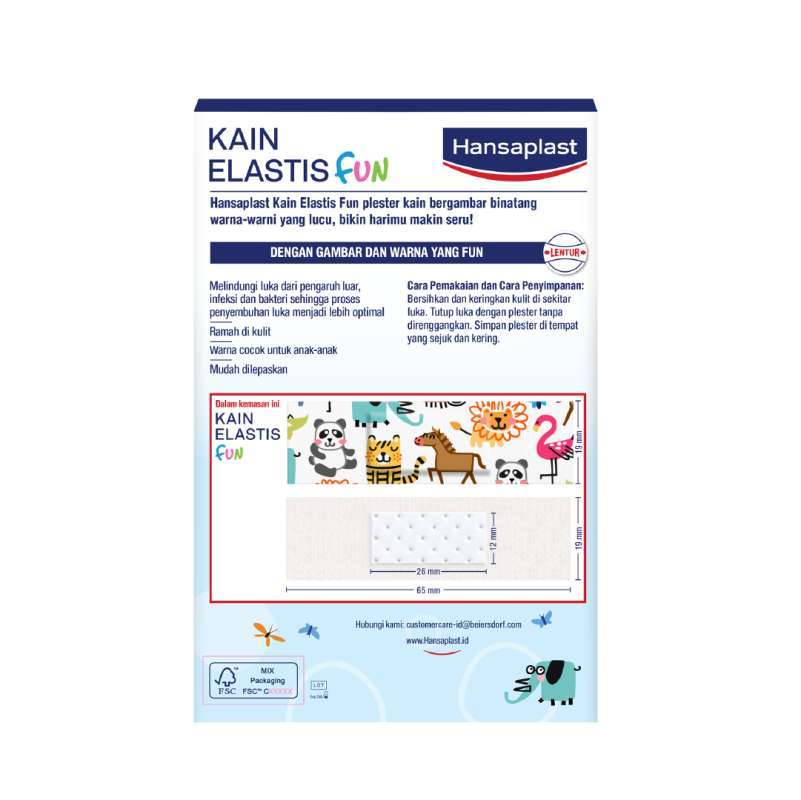 Promo Hansaplast Junior Fun [1 Pack x 100 Lembar] - Plester Luka Anak ...
